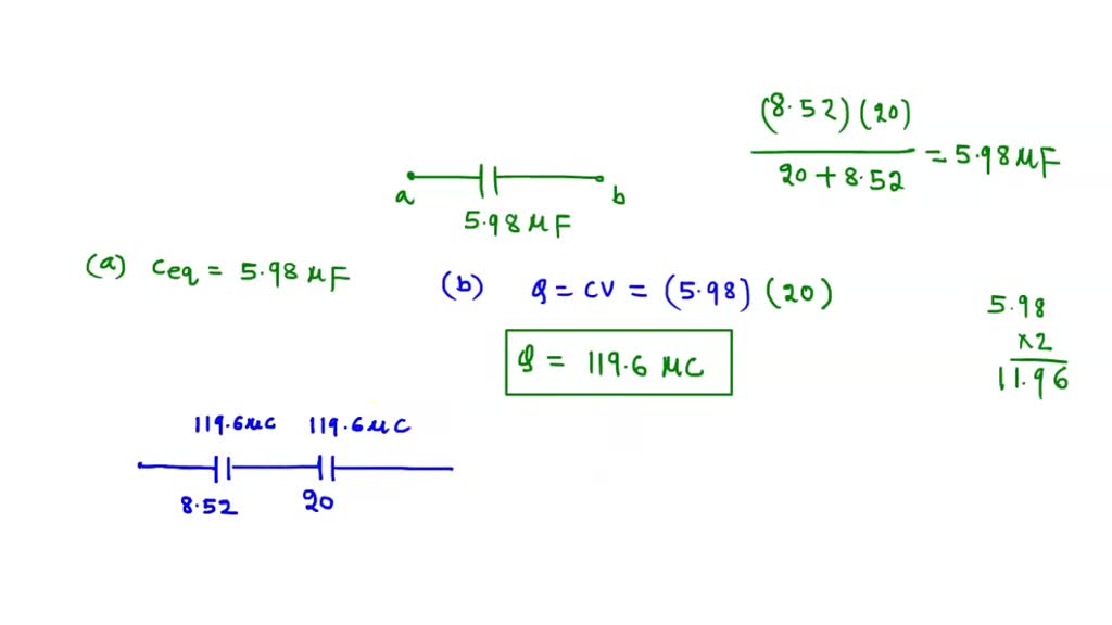 SOLVED: Four capacitors are connected in parallel as shown in the ...