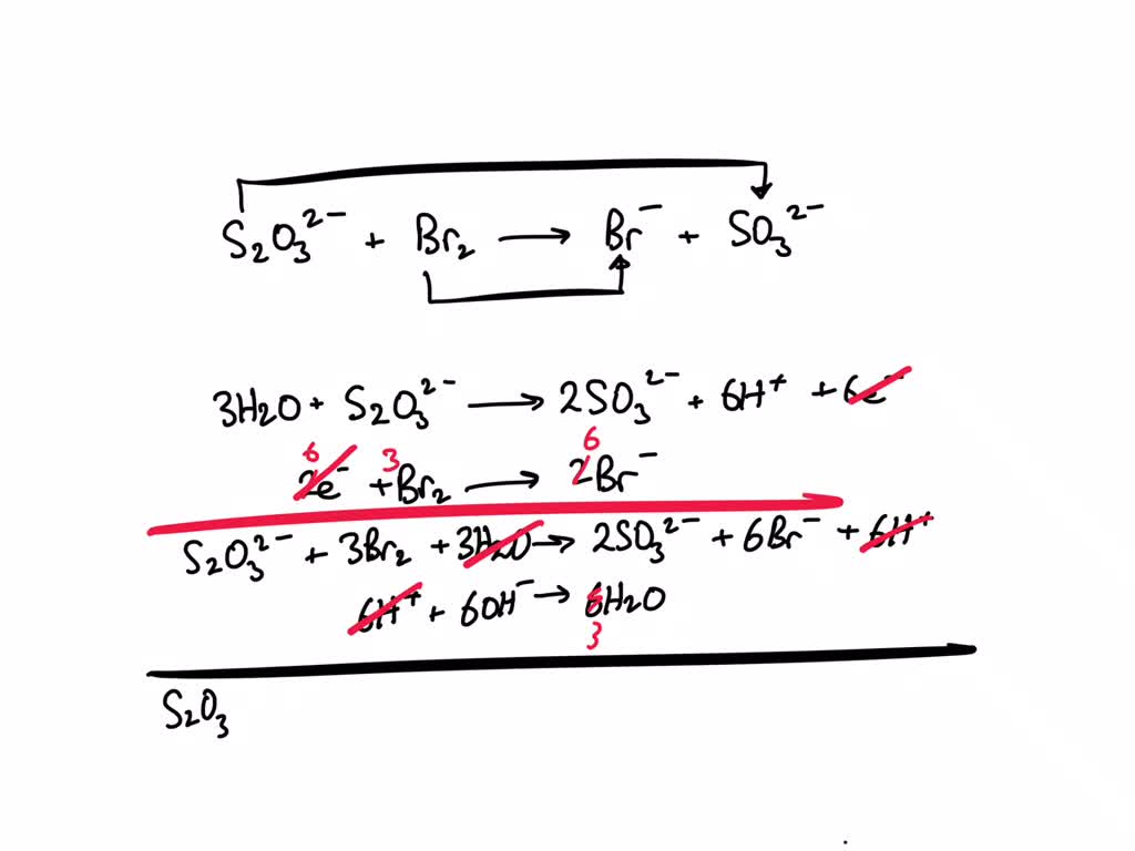 SOLVED: When the following skeletal equation is balanced under basic ...