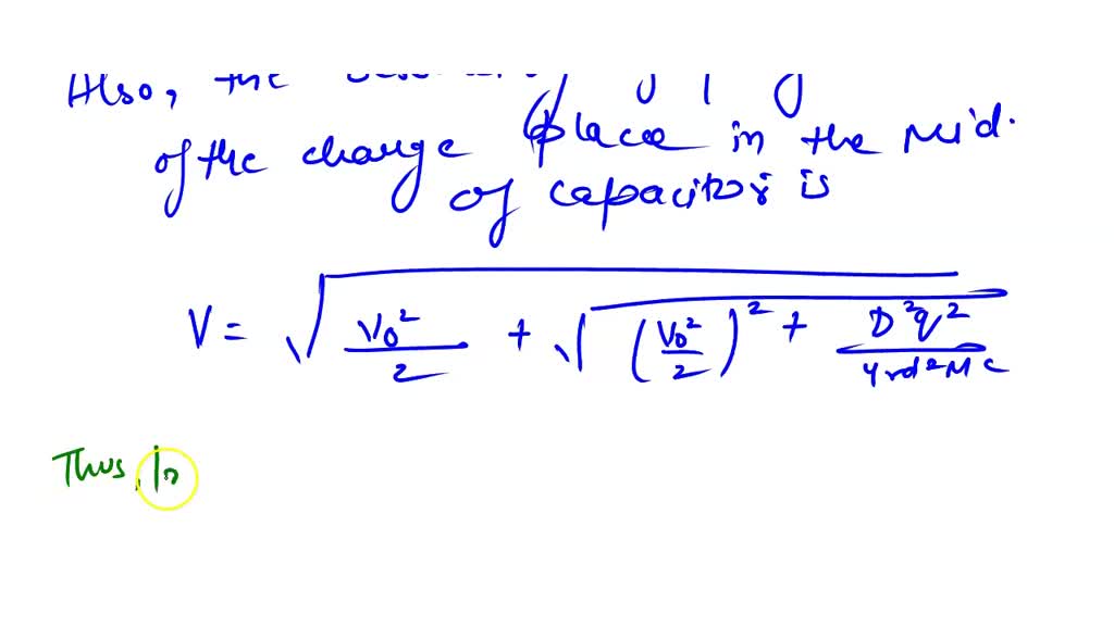 SOLVED: A tuned circuit consisting of an inductor and a parallel plate ...