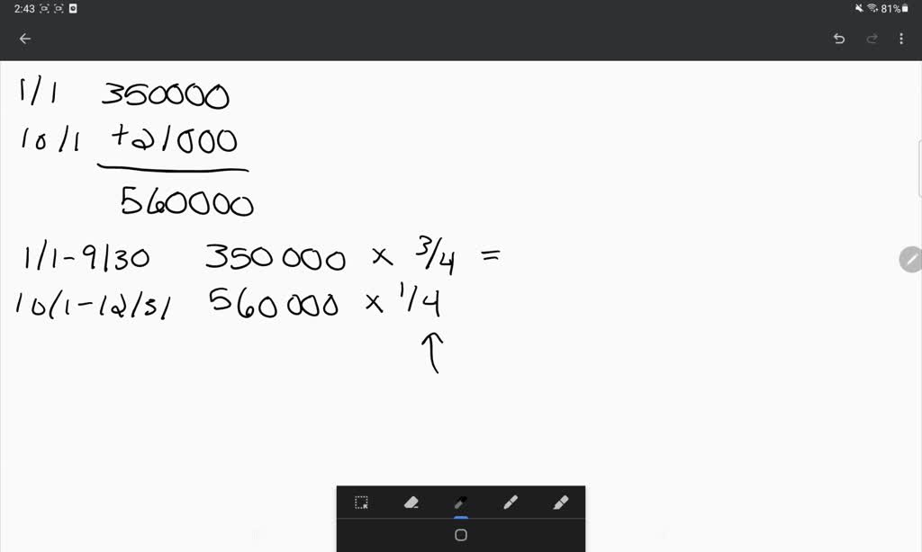 SOLVED: Calculate the weighted average number of shares in the ...