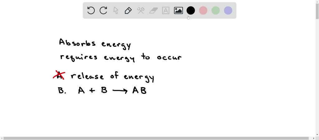SOLVED: What type of chemical reaction absorbs energy and requires ...