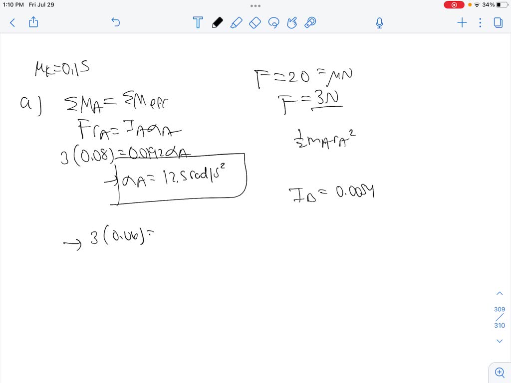 SOLVED: Disk A has a mass of 6 kg and an initial angular velocity of 360 rpm clockwise; disk B ...