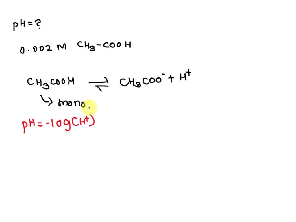 SOLVED: Determine the pH of the following solutions: (Write the ...