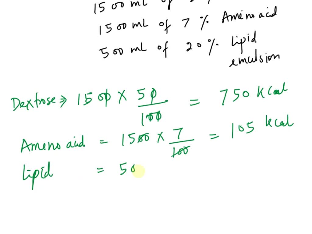 SOLVED: A pediatric patient is starting enteral nutrition with Nutren 2 ...