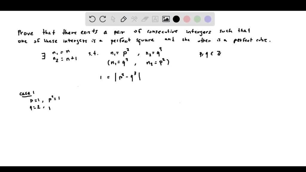 SOLVED: 11. Prove that there exists a pair of consecutive integers such that one of these ...