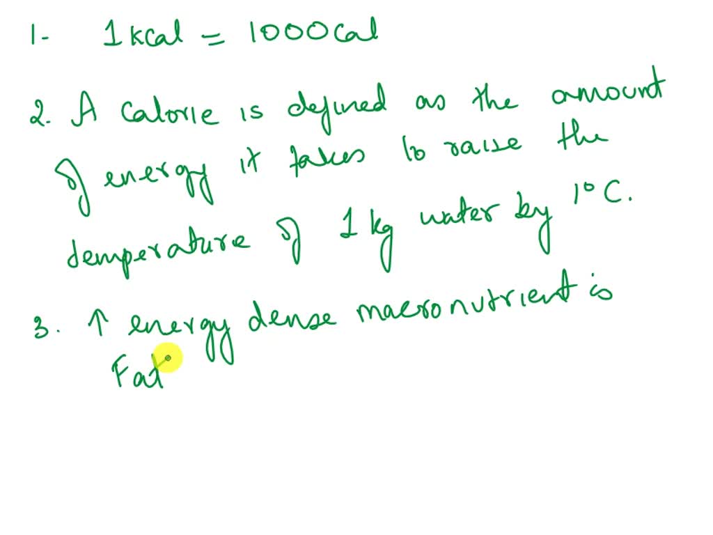 SOLVED: Lab 7 Worksheet: Calorimetry 1. How many calories are in 1 ...