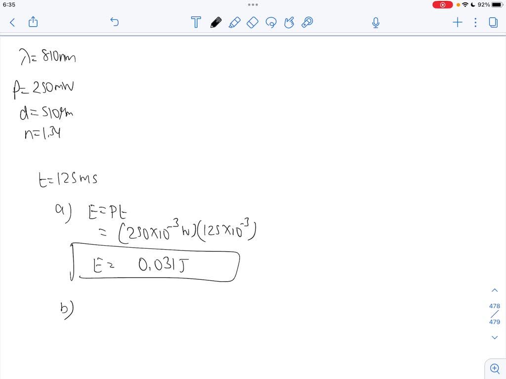 SOLVED: Very short pulses of high-intensity laser beams are used to ...
