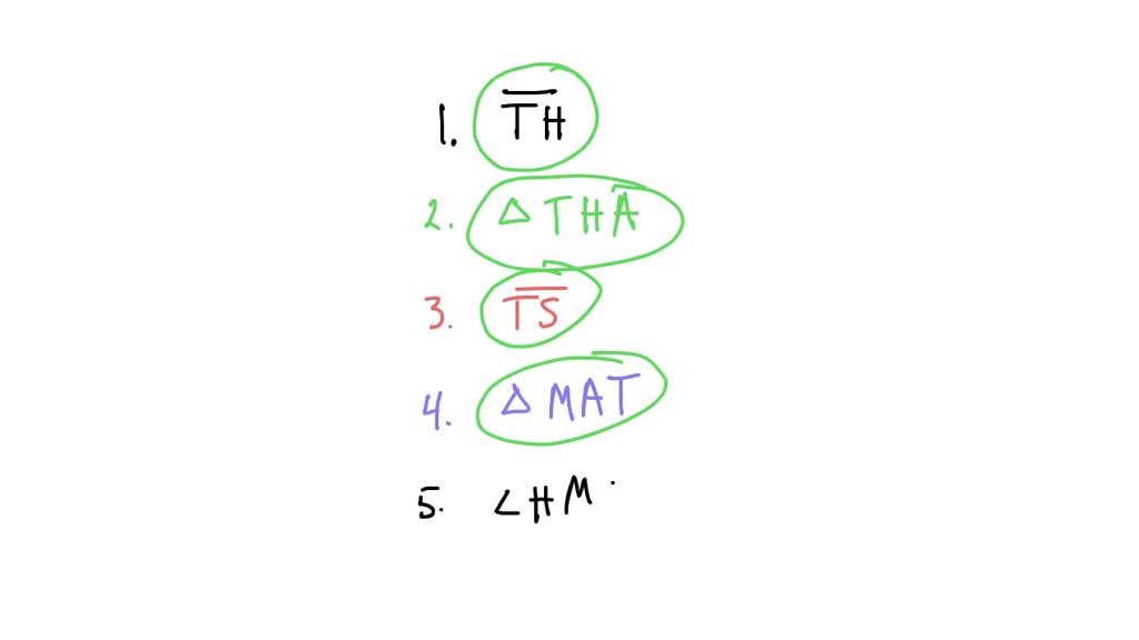 SOLVED: pJrull lelcgram. (= this symbol means CONGRUENT Given DATA Mae ...