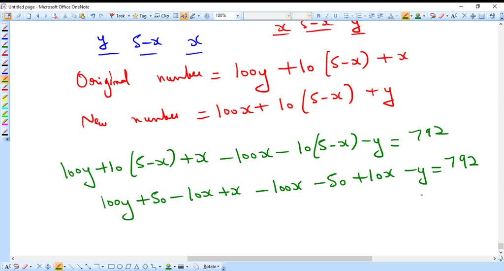 SOLVED: Exercise SSLE.C50 RobertBeezer A three-digit number has two properties. The tens-digit ...
