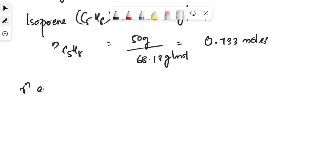 SOLVED: Natural rubber is polyisoprene. The polymerization reaction can ...