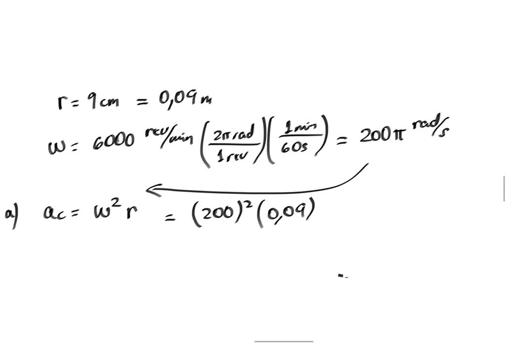 SOLVED: An ordinary workshop grindstone has a radius of 9.00 cm and ...