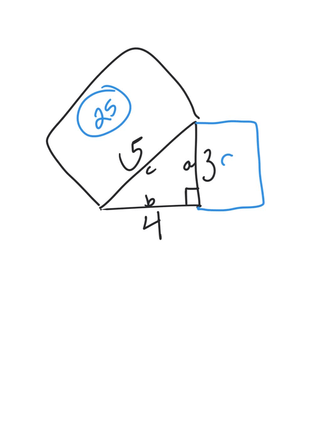 SOLVED: 26. How does the diagram illustrate the Pythagorean theorem?