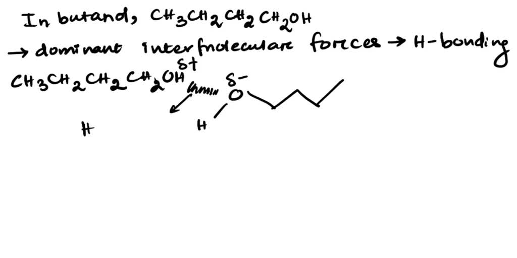 SOLVED: Diethyl ether has a boiling point of 34.5 Â°C and butanol has a boiling point of 117 ...