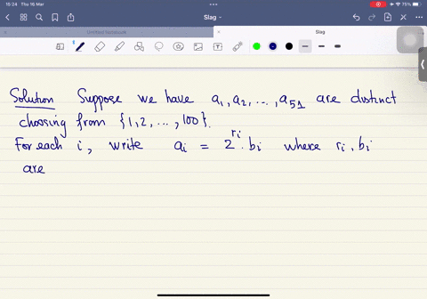 Prove that within any set of 51 distinct positive integers...