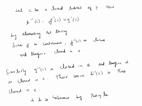 1. Show that the complement of a finite set of points in ℝ^n...