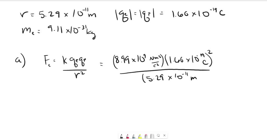 Solved 8 A Find The Magnitude Of The Electric Force Exerted On Each