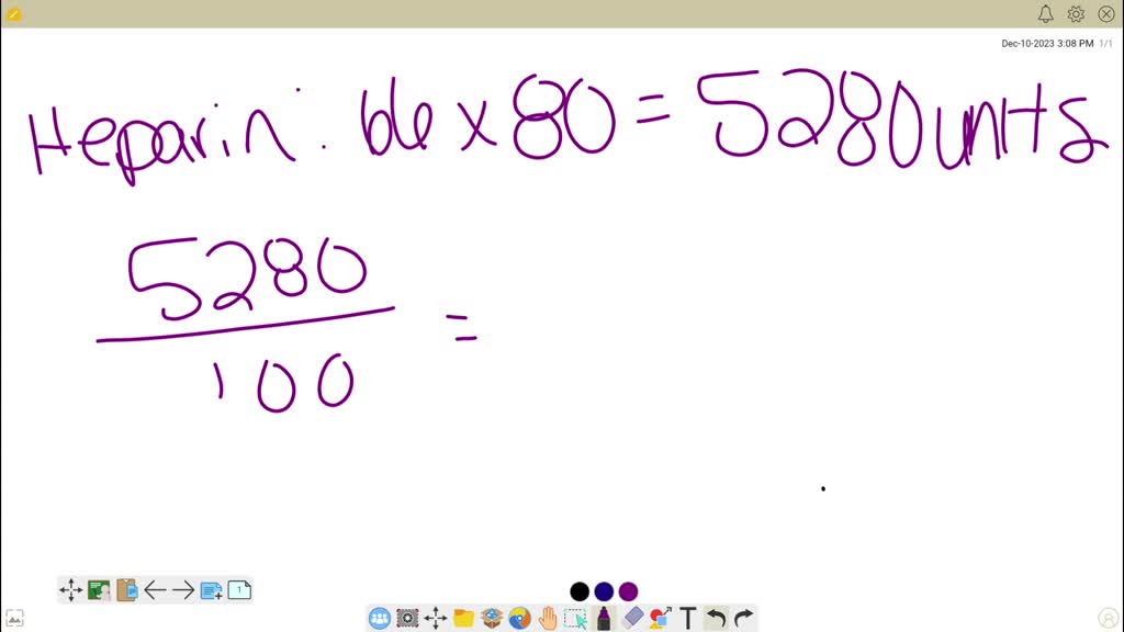 VIDEO solution: 6. A provider orders a continuous heparin infusion to ...