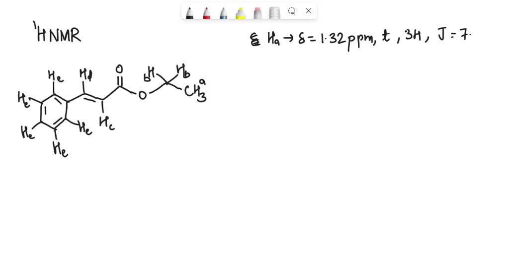 VIDEO solution: Can you please draw the 1H NMR Spectrum from the ...