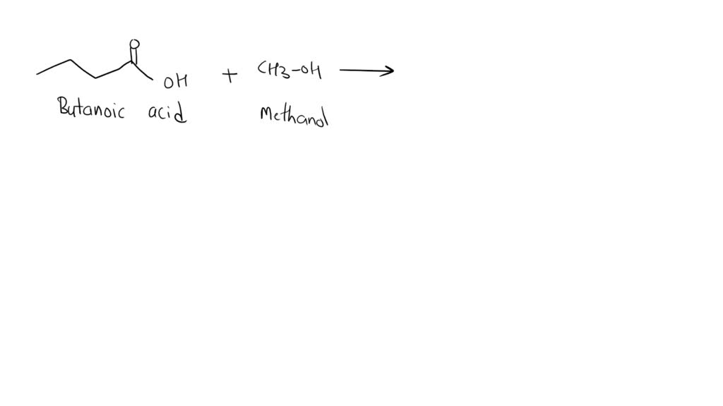 SOLVED: An ester that has the smell of pineapple can be synthesized ...