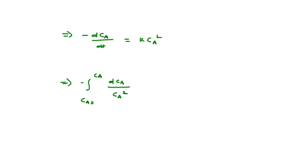 SOLVED: A solid catalyzed first-order reaction, ε=0, takes place with ...