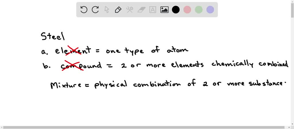 SOLVED: Please help me! greatly appreciated. Steel is a metal that is ...