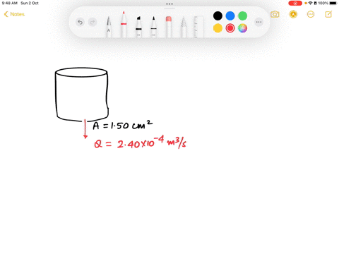 A cylindrical bucket open at the top is 250 cm high and 100...