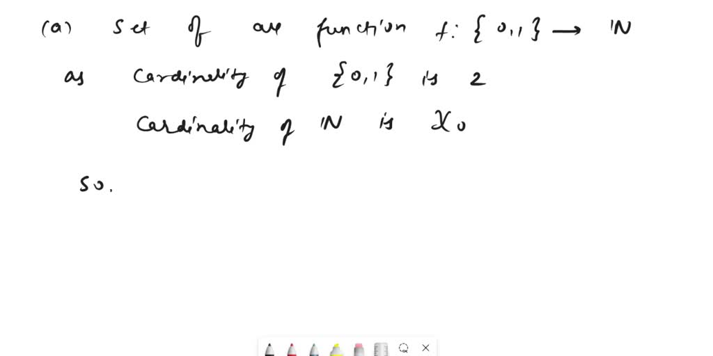SOLVED: Determine whether each set below is countable o uncountable: Give brief explanation, but ...