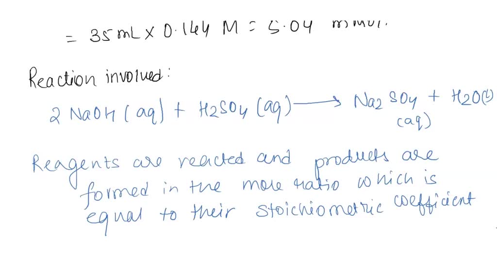 SOLVED: What is the molarity of an NaOH solution if 48.0 mL is needed to neutralize 35.0 mL of 0 ...