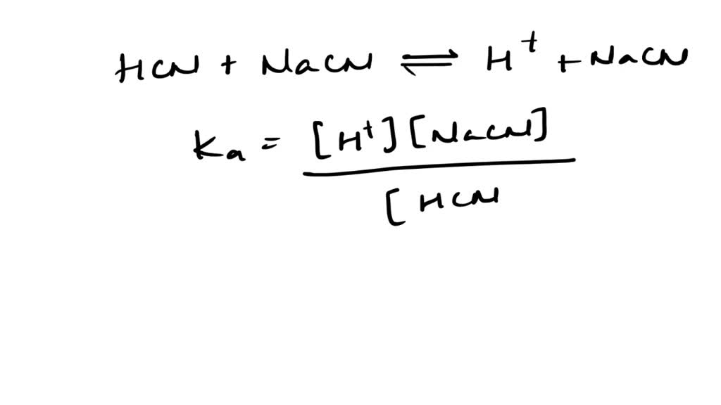 SOLVED: You wish to titrate a 0.193 M solution of HCN (pKa = 9.24) with ... SOLVED: You wish to titrate a 0.193 M solution of HCN (pKa = 9.24) with ...