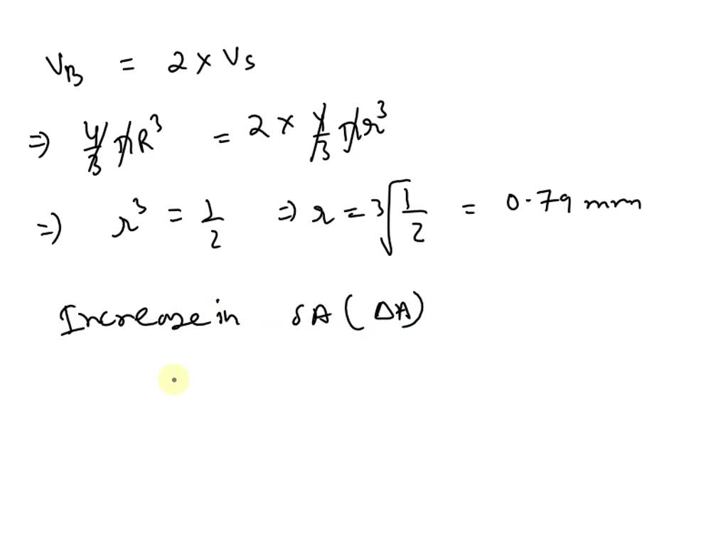 SOLVED: What amount of energy is required to change a spherical drop of ...