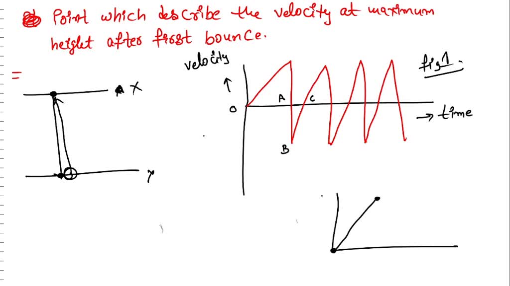 SOLVED: ball is released from rest above hard, horizontal surlace The ...