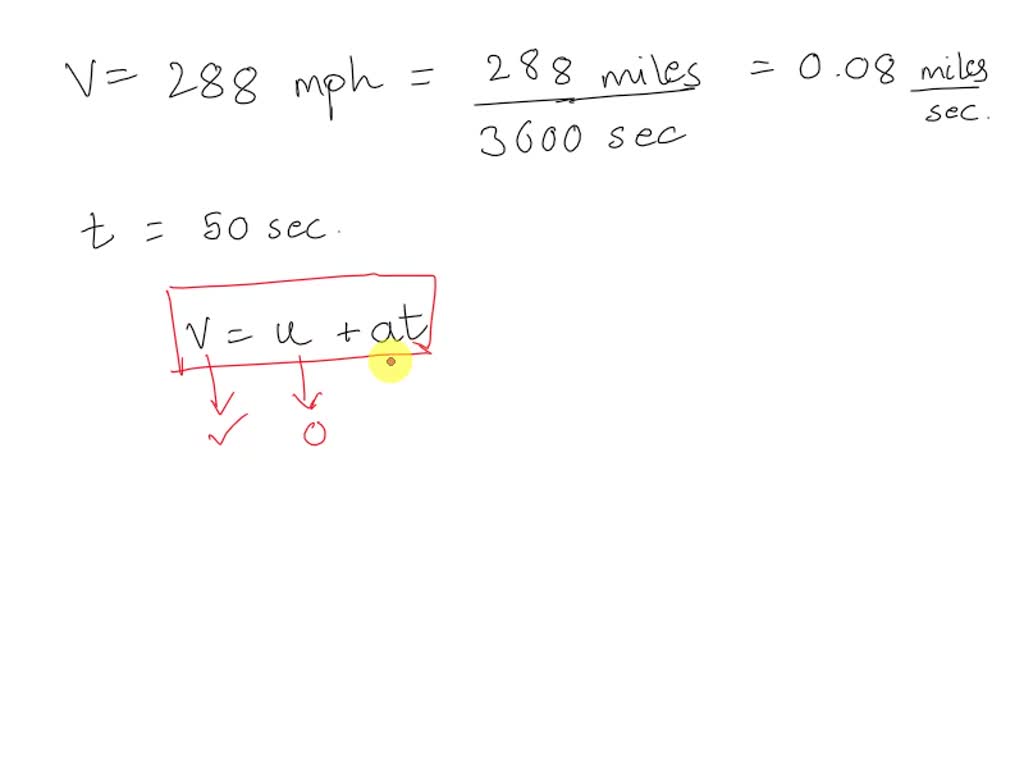 SOLVED: 'A plane takes off, and reaches a horizontal velocity of 288 ...