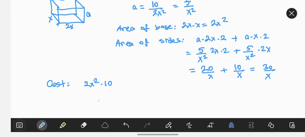 SOLVED: A rectangular storage container with an open top is to have a ...