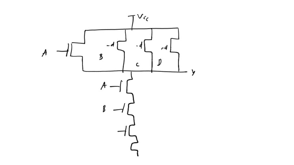Solved Design The Transistor Level Schematic For The Symmetric 4 Input Nand Gate Using Standard