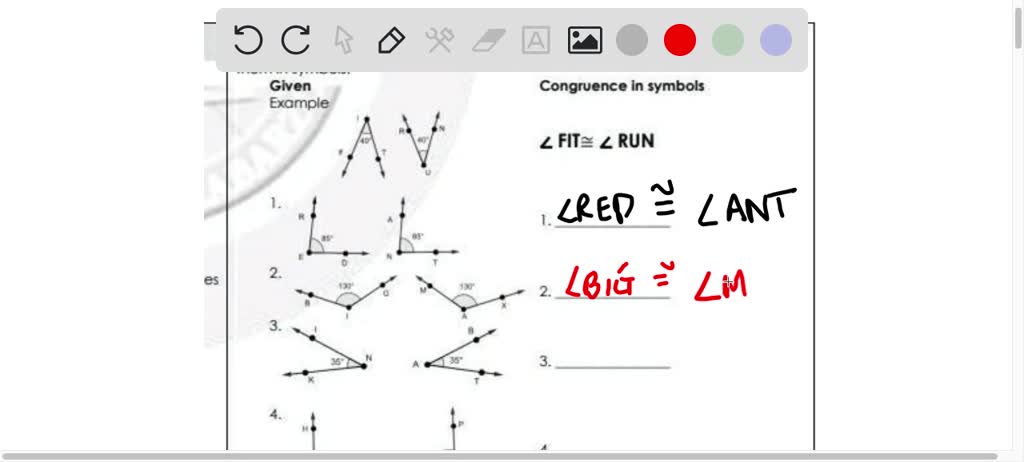 SOLVED: Brainless, go to please. LEARNING TASK Direction: Given the following pairs of angles ...