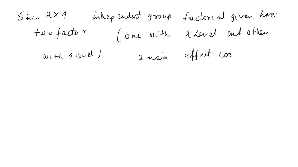 SOLVED: : DR Green is conducting a 2x2x3 within group factorial design ...