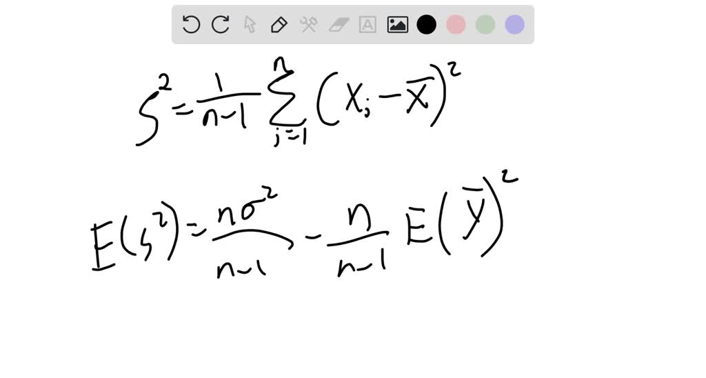 SOLVED: Consider simple random sampling with replacement. a. Show that ...