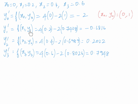 Use the Adams-Bashforth-Moulton method to approximate...