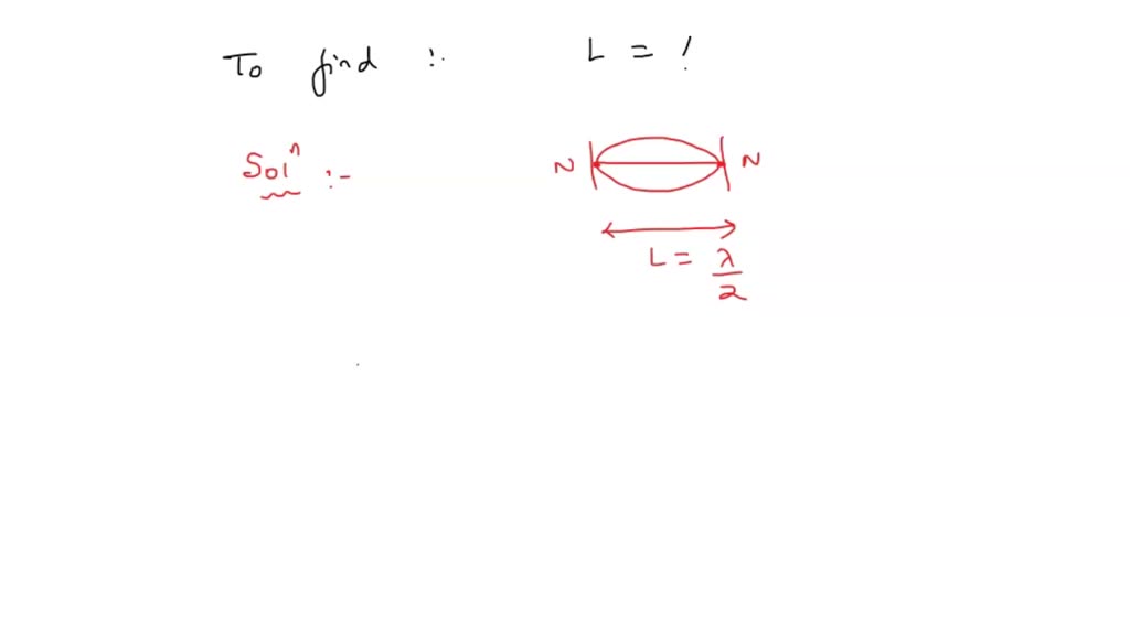 SOLVED: A string is rigidly tied at two ends and its equation of vibration is given by y=cos2 ...