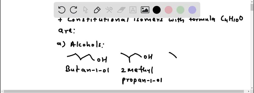 SOLVED: Draw the eight constitutional isomers having molecular formula ...