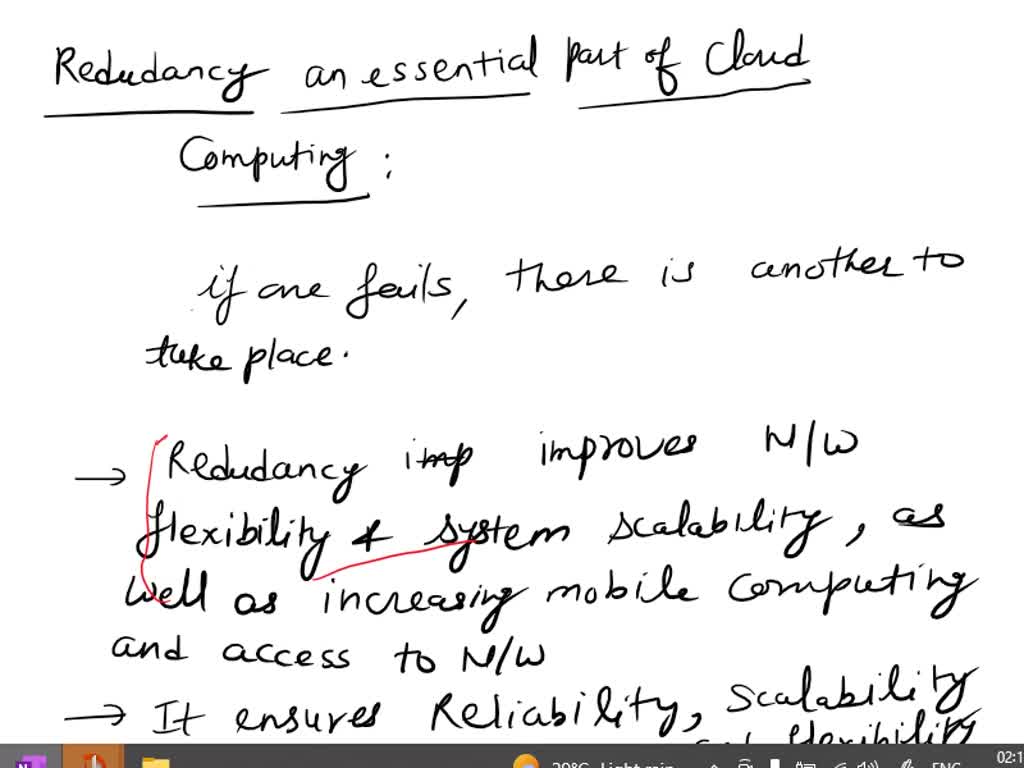 Question 18 of 18 Why is redundancy an essential part of successful ...