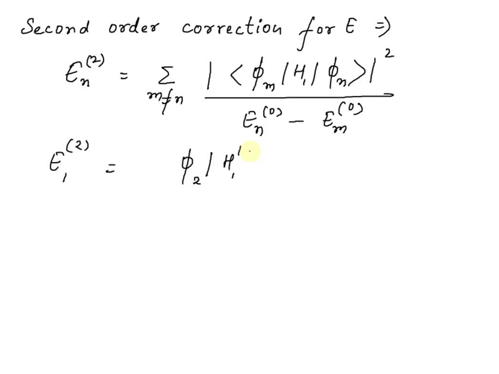 SOLVED: An unperturbed two-level system has energy eigenvalues E1 and ...
