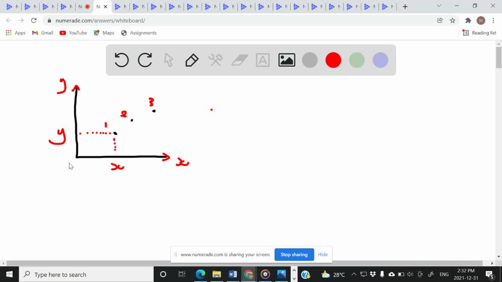 SOLVED: The graph showing the paired points of (Xi Yi) is called Select one: scatter diagram b ...