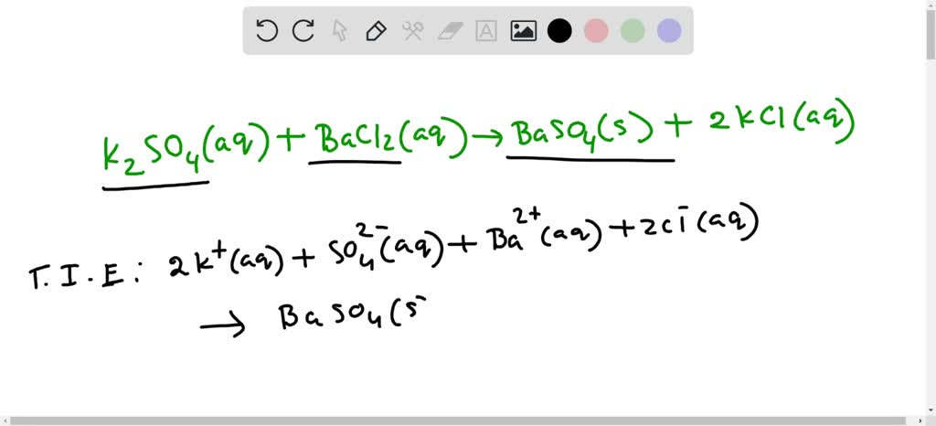 Solved Write The Overall Ionic Equation And The Net Ionic Equation For