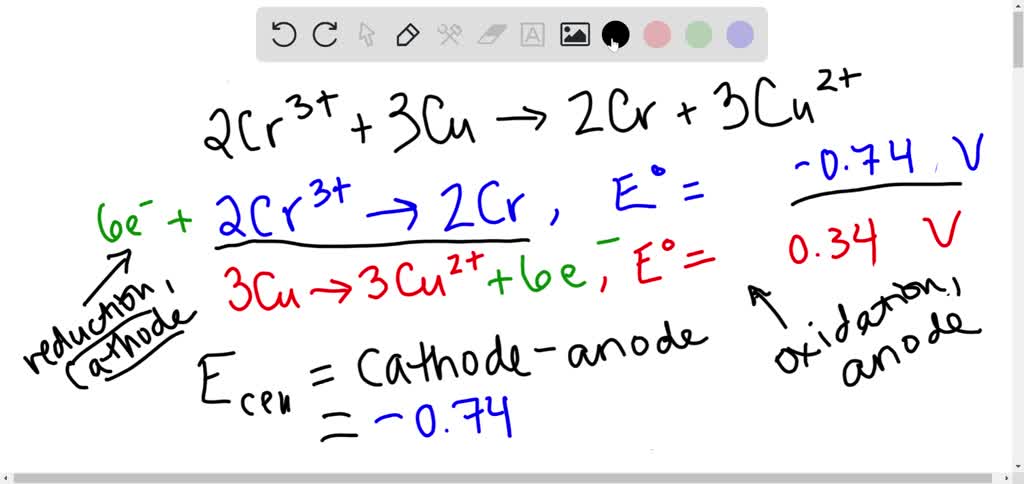 SOLVED: Chapter 21: Values A table of standard electrode potentials is ...