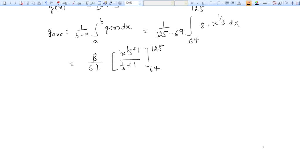 Solved Find The Average Value Gave Of The Function G On The Given