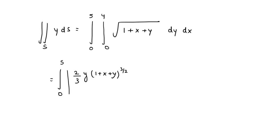 SOLVED: Calculate the surface area of the given surface: The surface ...