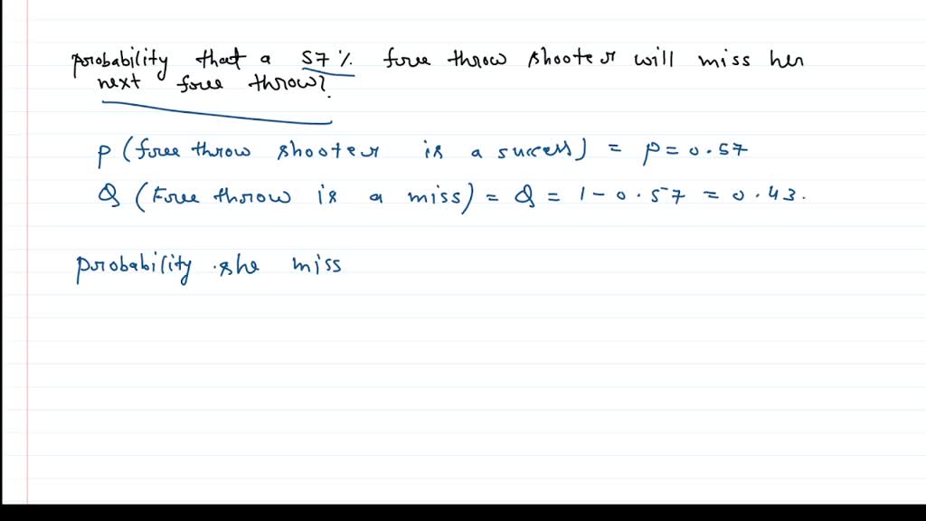 SOLVED: Determine the probability of the given opposite event. What is ...