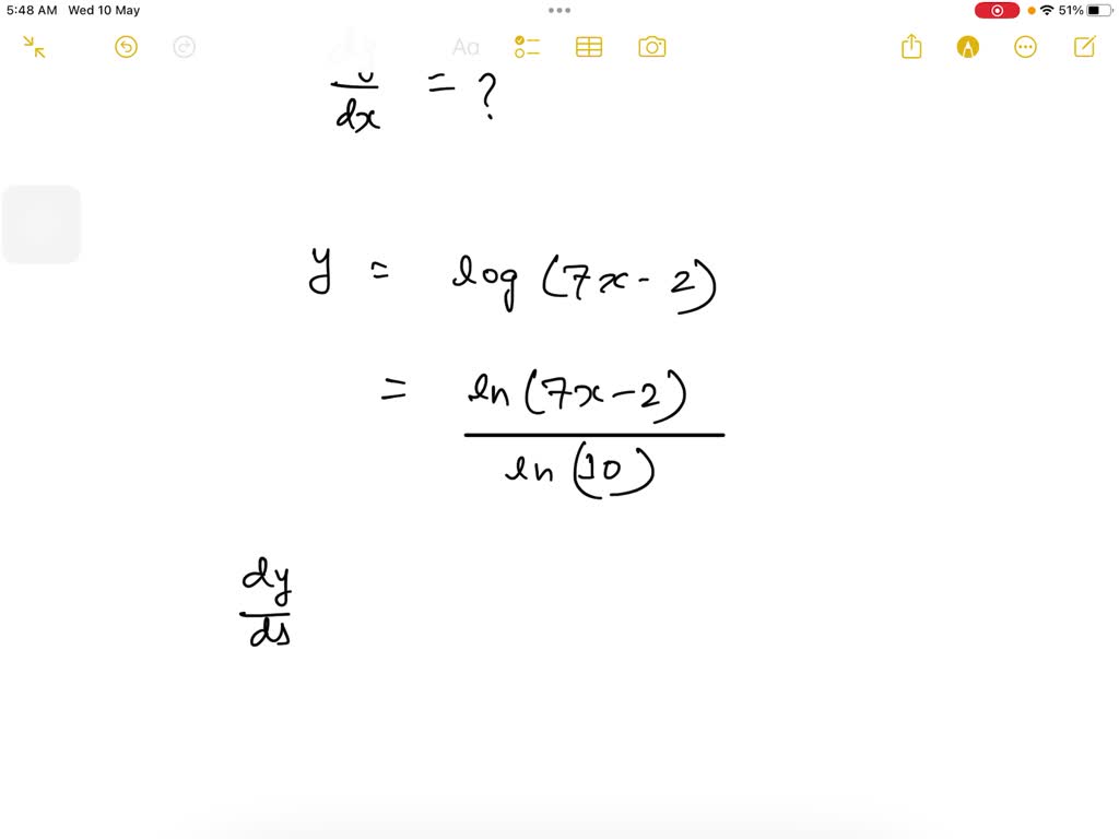 SOLVED: Find dy/da in terms of x and y if arcsin(x^7y) = xy^7. Find dy ...