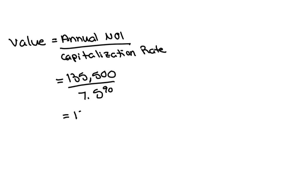 SOLVED: Suppose that you are attempting to value an income-producing ...